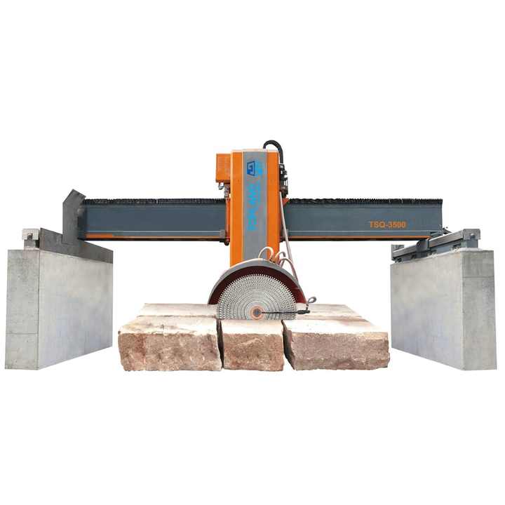 21 Blades Granite Stone Block Cutting Machine Saw TSQ-3500 Multiblade ...