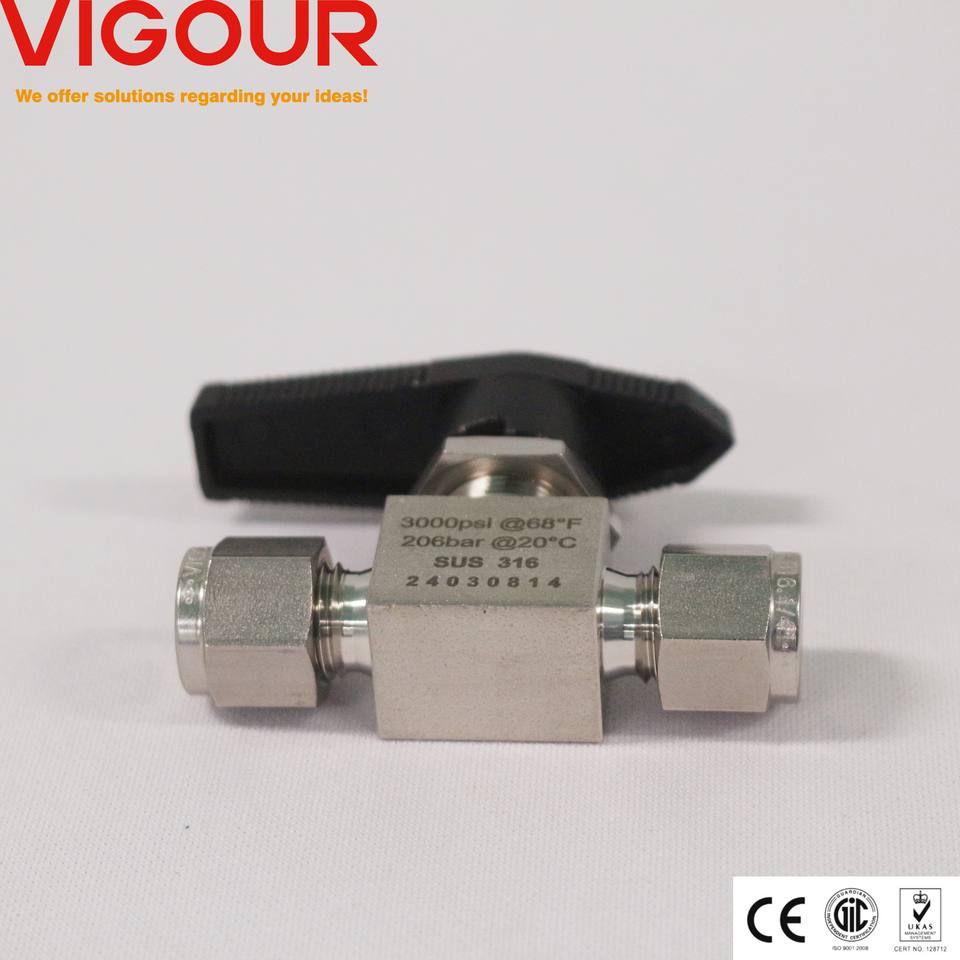 VIGOUR Brand High Purity Gas Manual OEM Max Pressure 206 bar SS316L ...