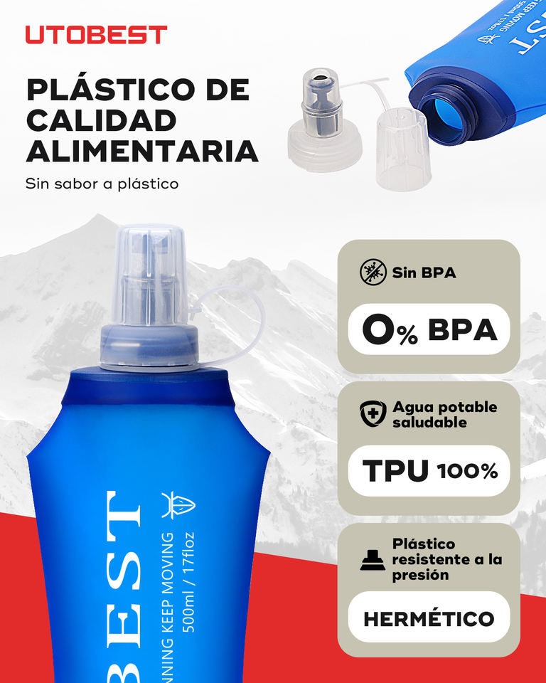UTOBEST 500ml Eco-Friendly Sports Hydration Bladder