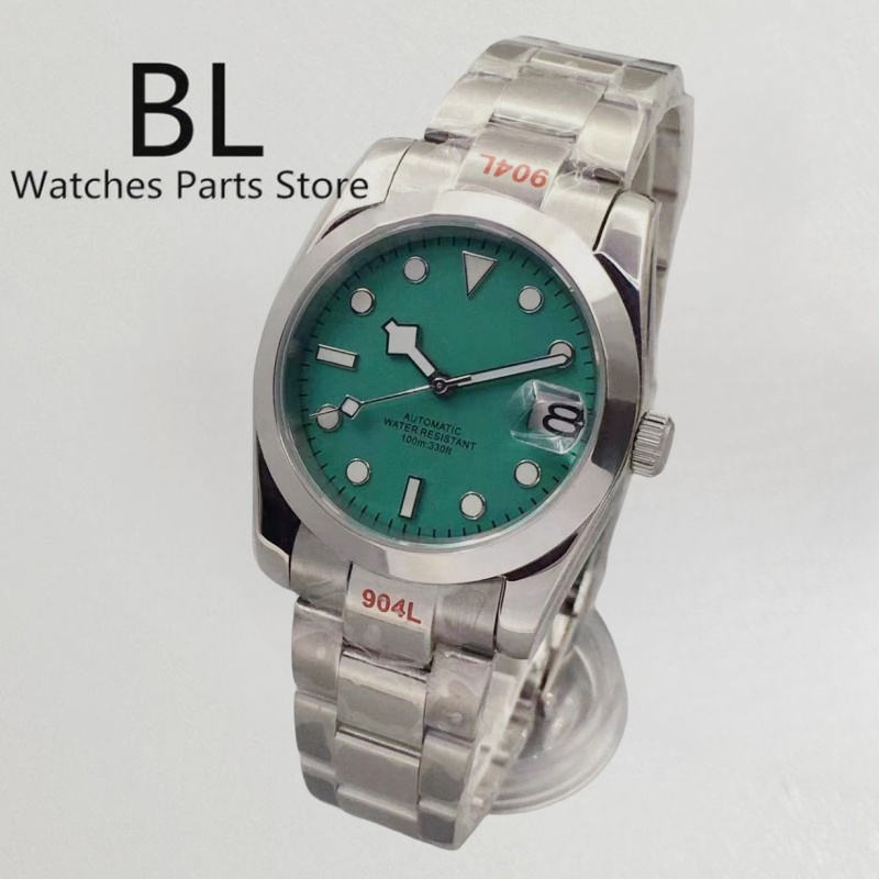 BLIGER NH35 Automatic Men's Watch Polished Bezel Sapphire Glass ...