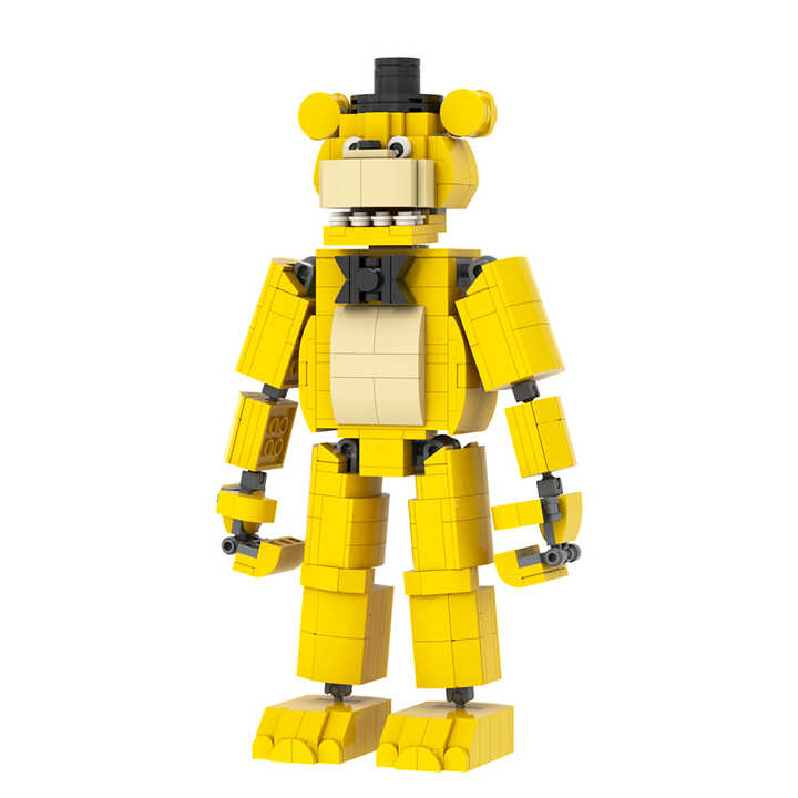 Moc1413 Fnaf Golden Freddy Five Nights At Freddy's Blocks Child Gifts ...