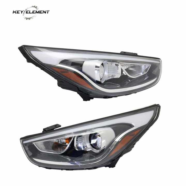 KEY ELEMENT High Quality Halogen Headlights for Hyundai Ix35