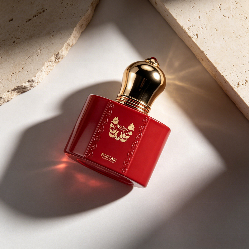Matte Red Color Perfume Bottle 30ml 50ml Luxury Premium Fragrance ...