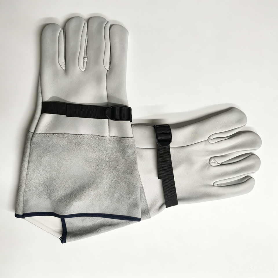 Sheepskin protective gloves, abrasion-resistant leather gloves, and ...