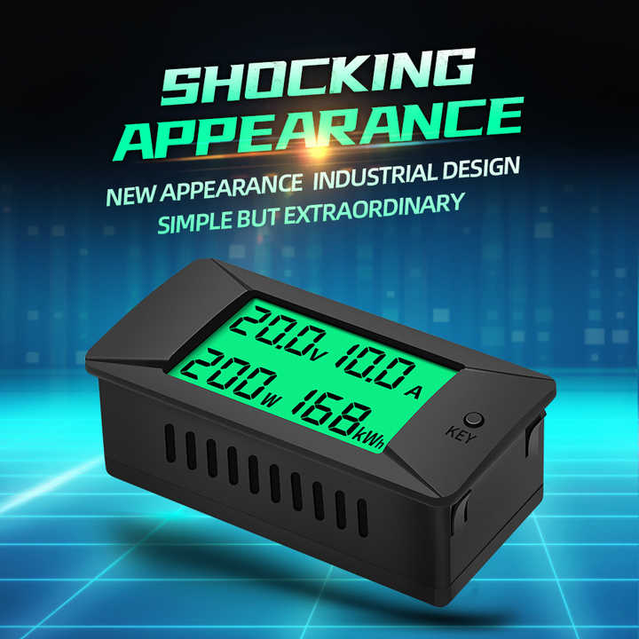 MITE MT025 100A 12V 48V LCD Wattmeter - Precision Energy Measurement