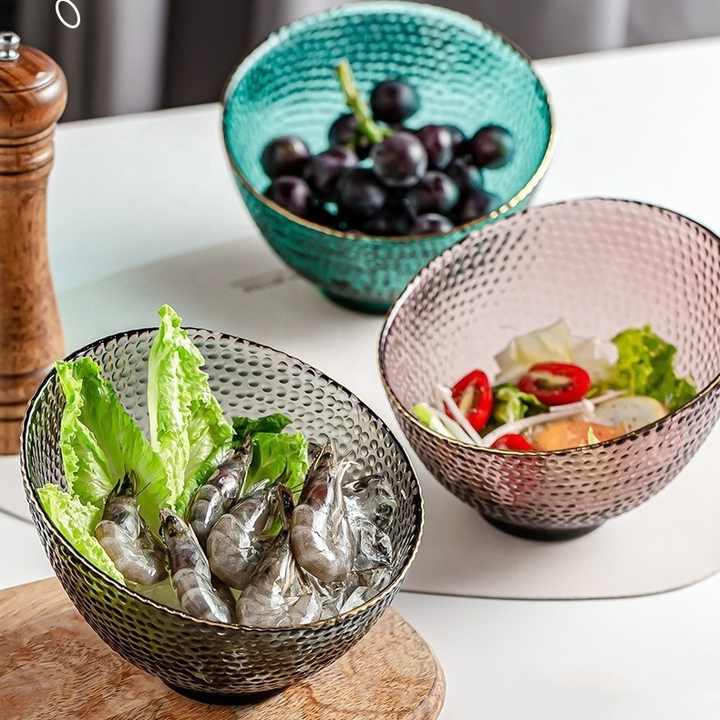 Shop Our Modern Luxury Transparent Glass Bowls for Parties