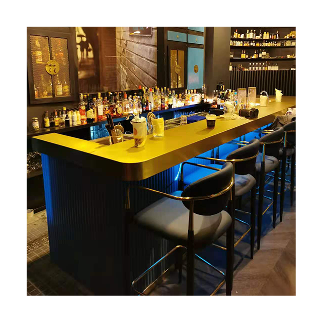 American Style Professional Bar Station Commercial Cocktail Preparation ...