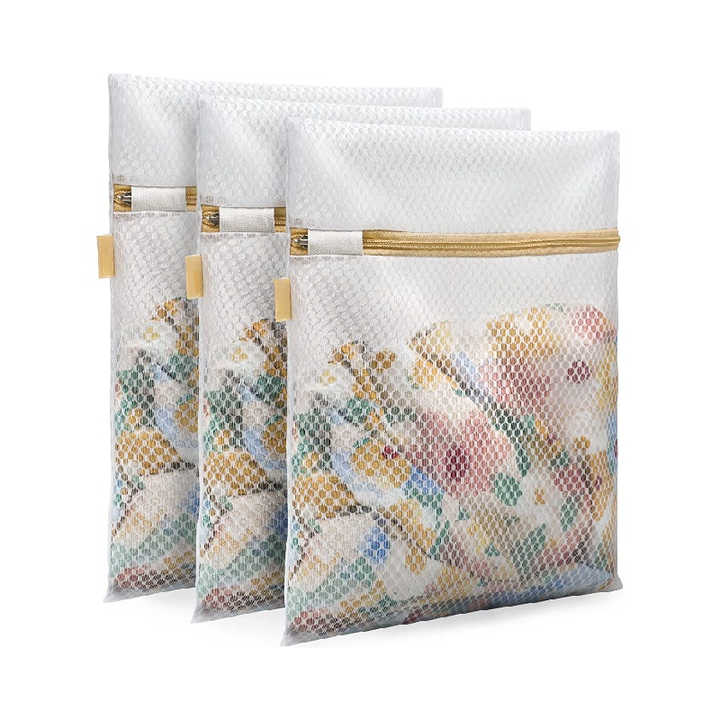 Delicate Mesh Laundry Bags Washing Machine Wash Bags Reusable and ...