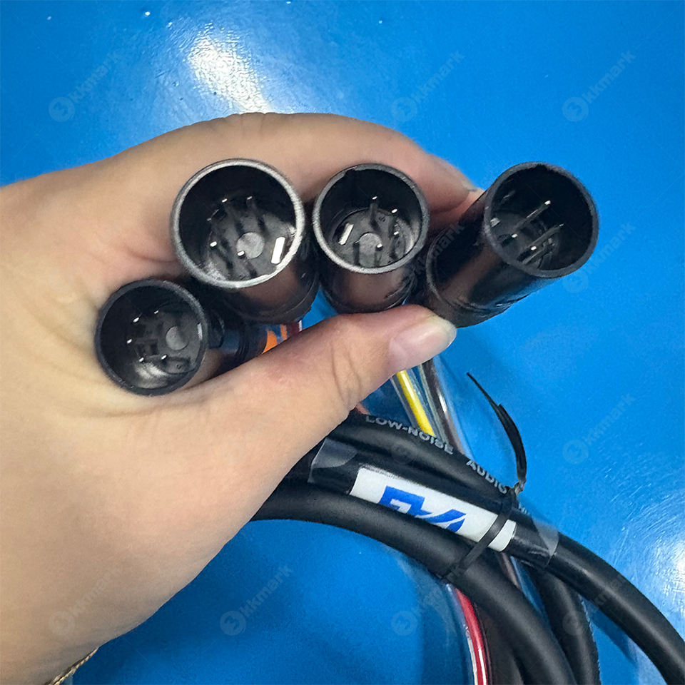 A Pair 3 Channel Snake (2M Breakout Cable) 5Pin XLR DMX to Ethercon ...