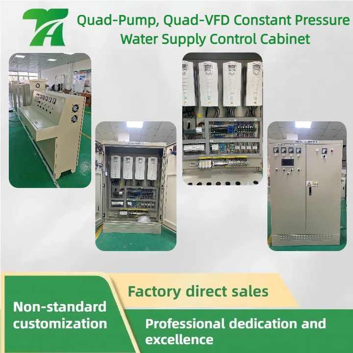 Intelligent 4-Pump Pressure Management Cabinet: VFD Controlled Water System| Alibaba.com