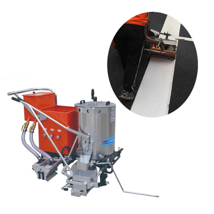 Road Marking Machine Hand Push Thermoplastic Road Line Marking Machine ...