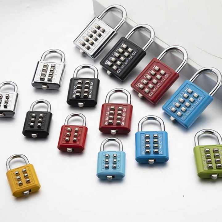 Button Fixed Combination Lock for Gym Locker Luggage Storage Cabinet ...