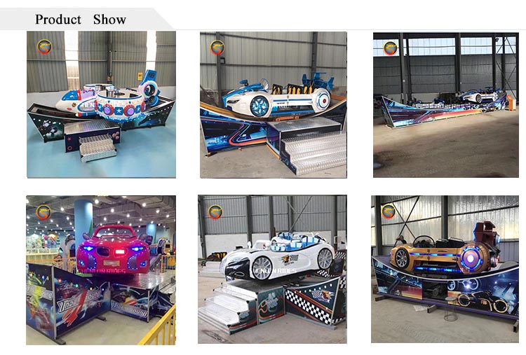 Amusement Park Game Flying Car Trailer Mounted Small Octopus Flying Car ...