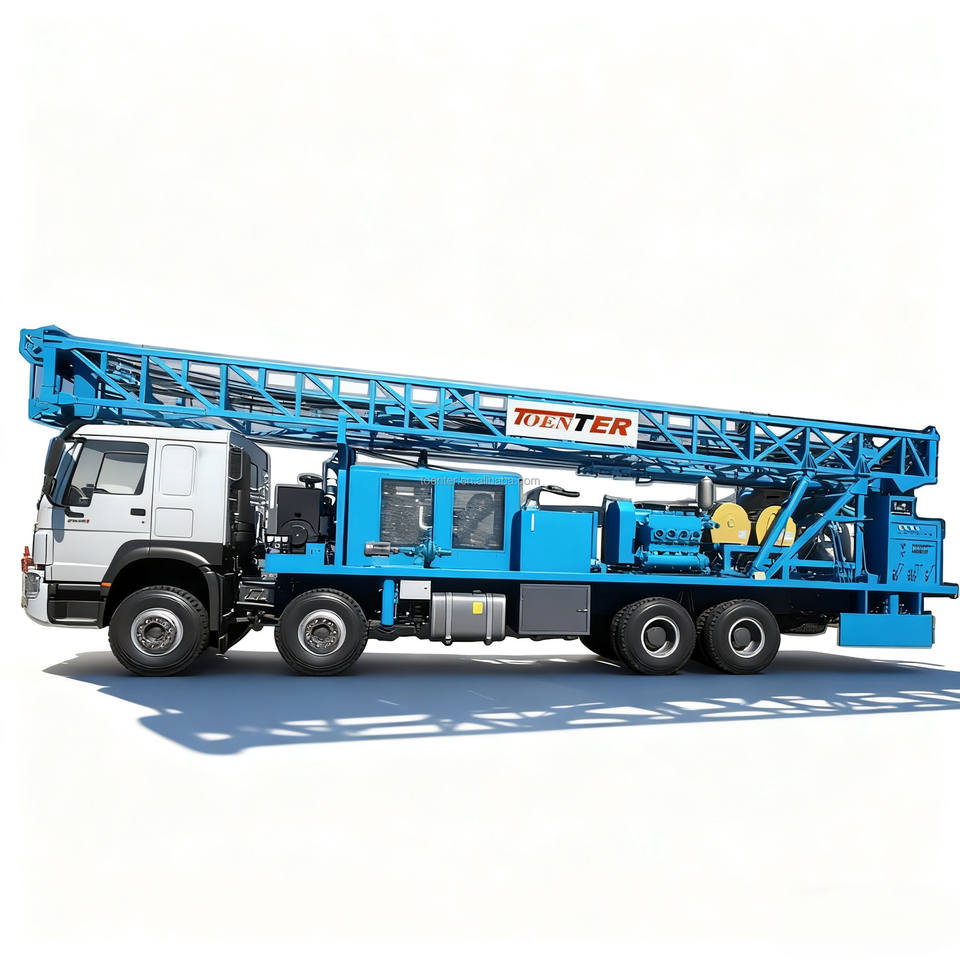 Mobile Borehole Drilling Rig: Truck-Mounted Diesel Engine Machine for ...