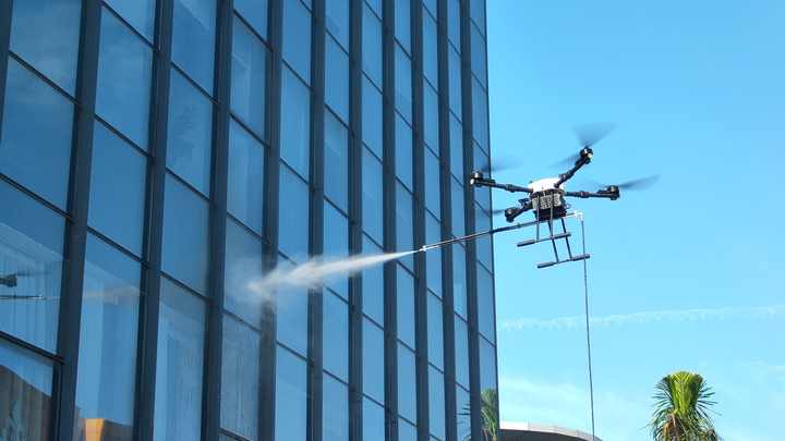 JIUSI D15R Pro High-Pressure Drone for Efficient Window Cleaning, Solar ...