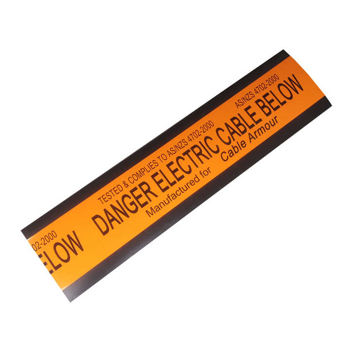 AS/NZS 4702 HDPE/LDPE Cable Covers Plastic Underground Pipe protection ...