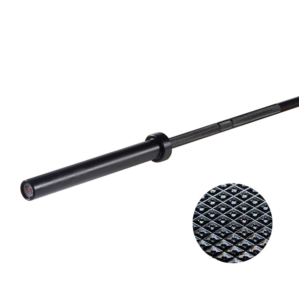 20kg 1500lb Hybrid Steel Barbells Black Finish for Olimpic Powerlifting ...