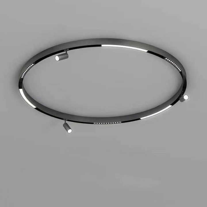 Smart Track Light Recessed Circle Spotlight Round Magnetic Track Light ...