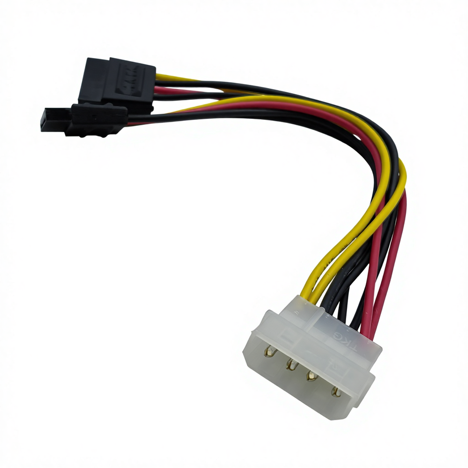Dual Port Serial ATA Power Splitter Cable, Converts Standard 5.25 ...