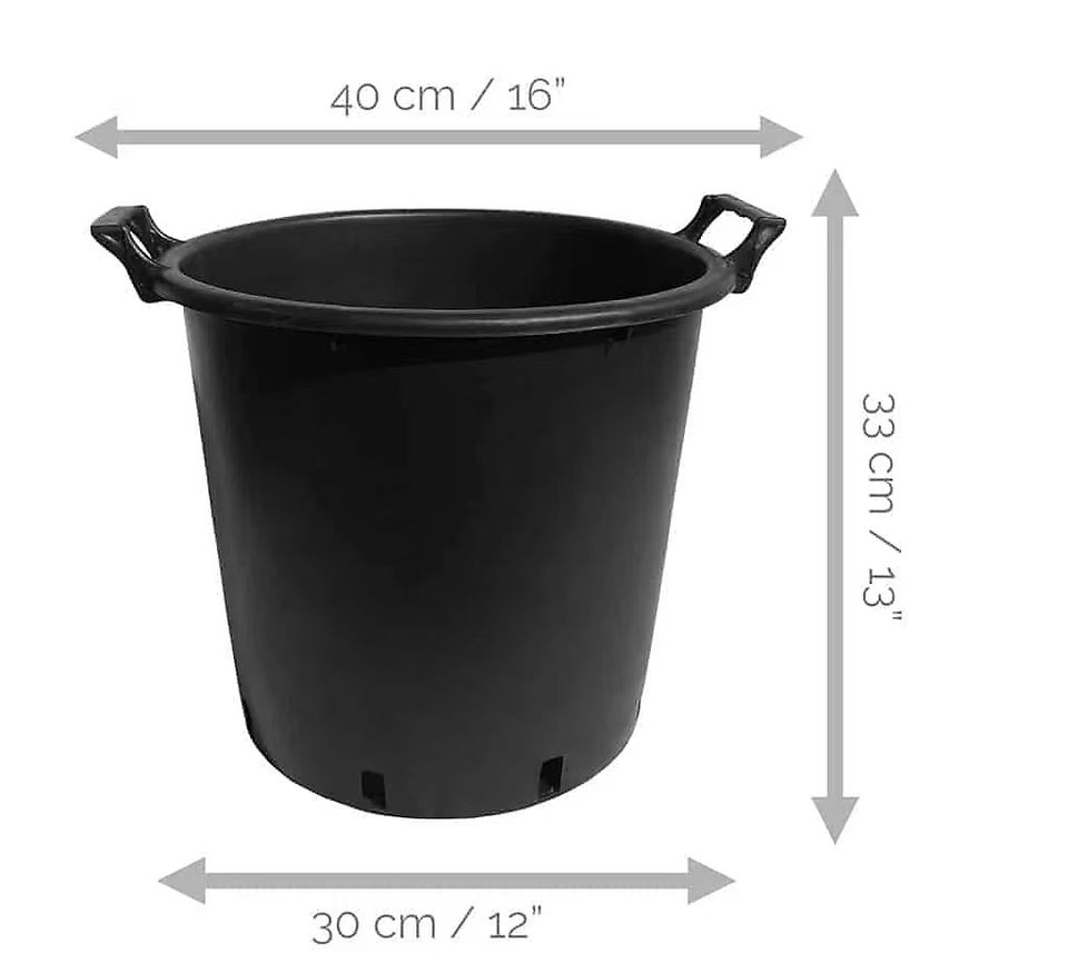30L Plastic Plant Pots with Handles - Ideal for Home & Garden