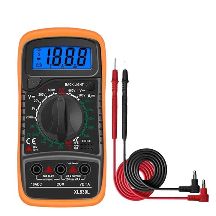 Xl-830l Multitester Portable Digital Ac/dc Mastech Electrical ...