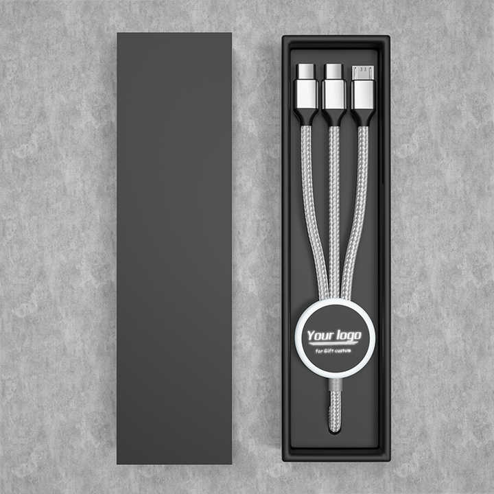 Promotional Gift Custom Logo 3 in 1 Cable - Fast Charging