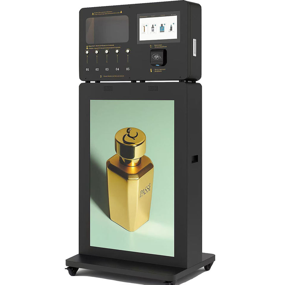 Steel Perfume Spray Vending Machine for Shopping Centre Coin-Operated ...