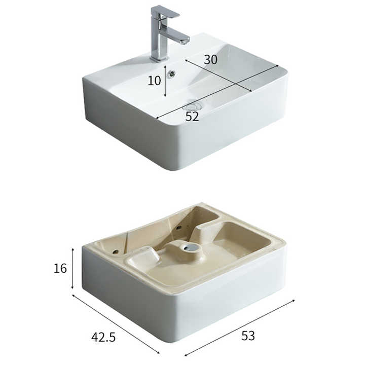 Luxury Industrial Style Counter Top Lavatory Commercial Bathroom ...