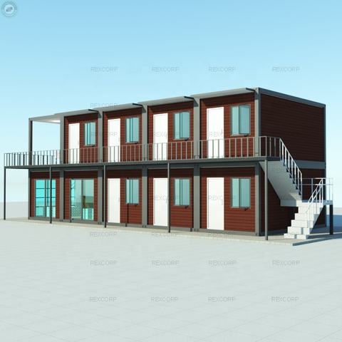 3 Storey Prefab Container Hotel - Luxury & Sustainability