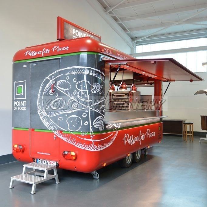 Big Food Trailers Fully Equipped Restaurant Concession Fast Food Truck ...