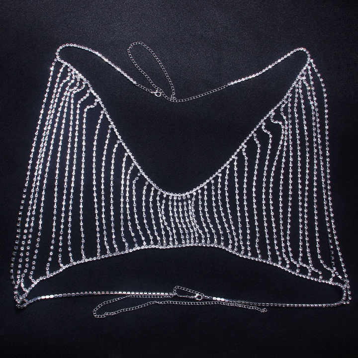 Rhinestone Bikini - Sexy Lingerie with Crystal Details