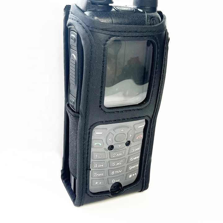Two Way Radio Soft Leather Carry Case for Airbus EADS THR9
