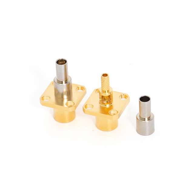 Straight BMA Female Four-hole Flange Gold-plated RF Coaxial Connector| Alibaba.com