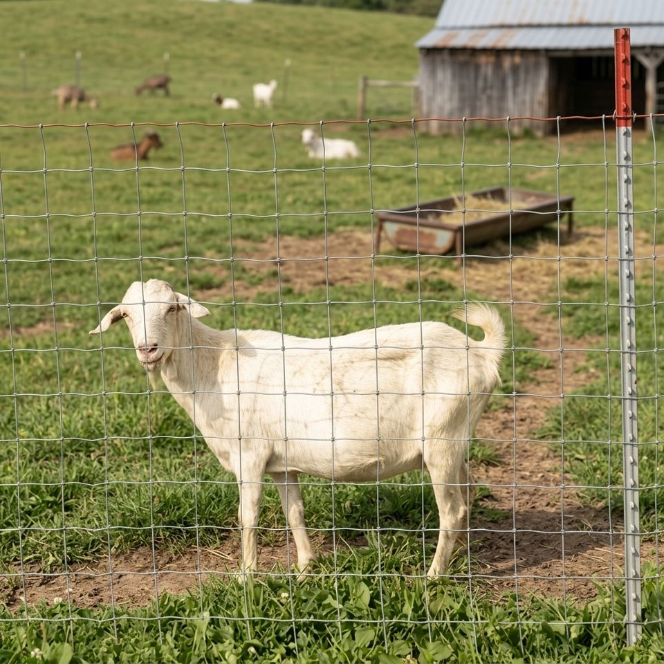 Easy Install Galvanized Cattle Fence Hinged Joint Field Fence Woven ...