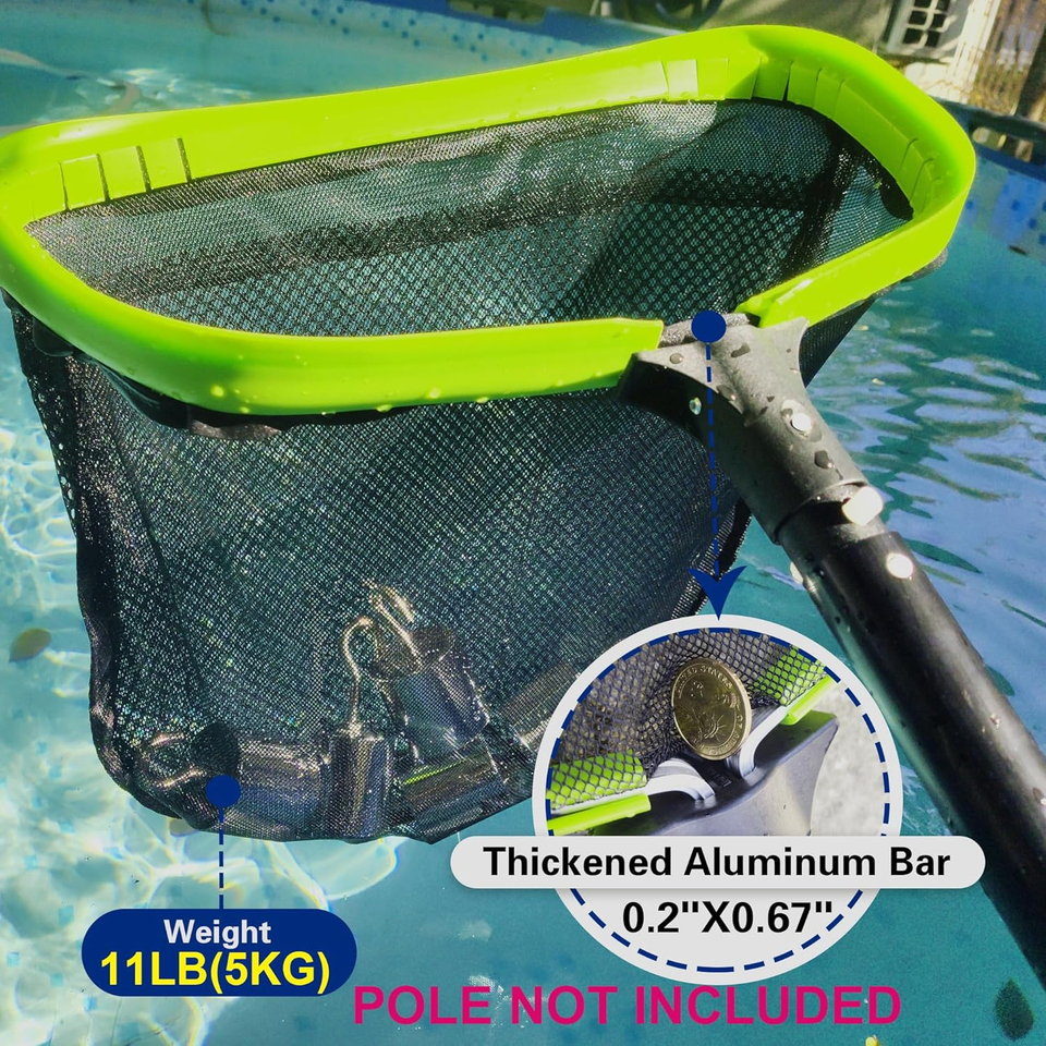 Large Heavy-Duty High Quality Outdoor Pool Skimmer Deep Cleaning Net ...