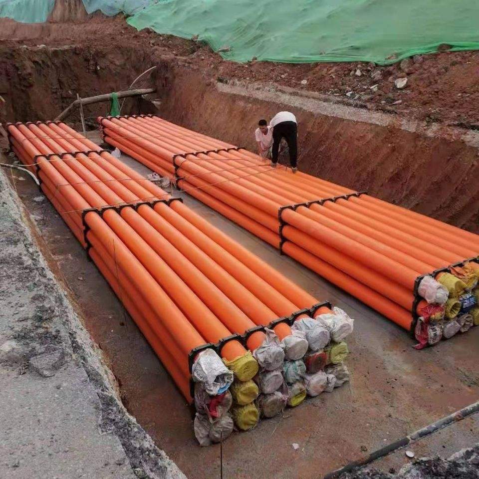 MPP Electrical Conduit Lightweight Orange Cable Protection Pipe High ...