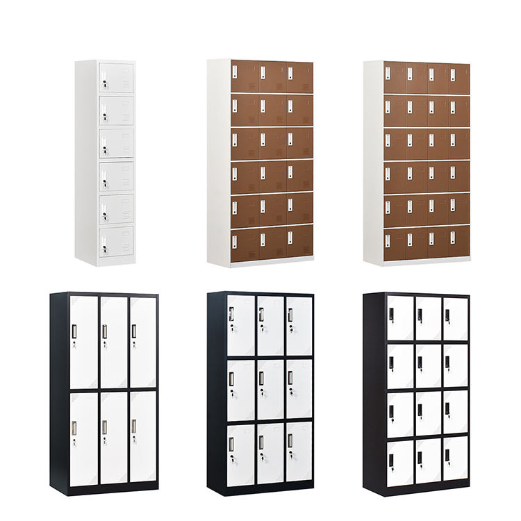 Customized 2 Doors Steel Locker Cabinet for Clothes Storage