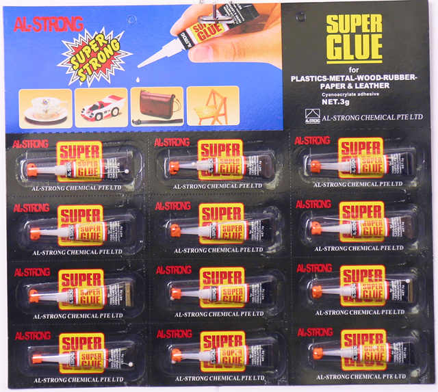 12 Packs Black Super Cola - Avatar Liquid Glue Adhesive