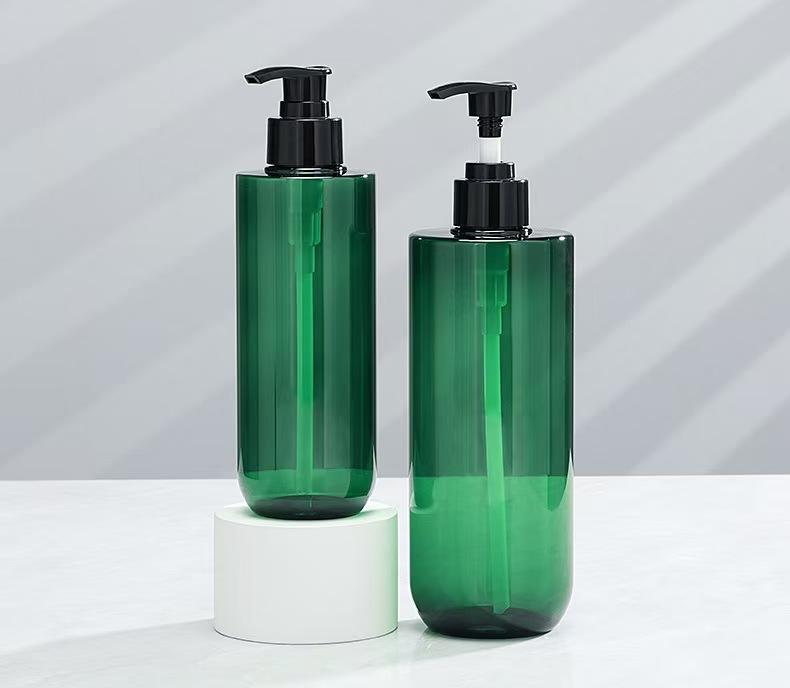In Stock 300ml Semi-Transparent Plastic Cosmetic Packaging Bottles ...