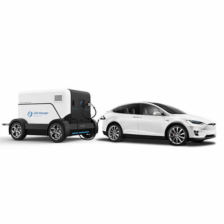 Portable Mobile Ev Charging Station 200kwh Dc Ev Fast Charger For ...