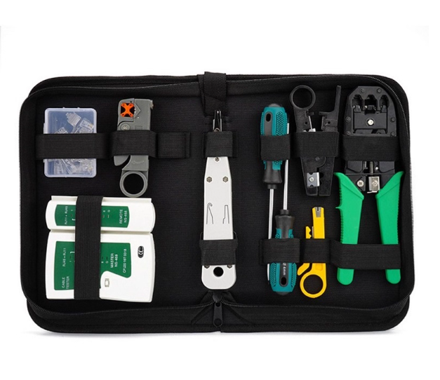 IDEALINK NTS-001 RJ45 RJ11 Crimper - LAN Network Tools Kit