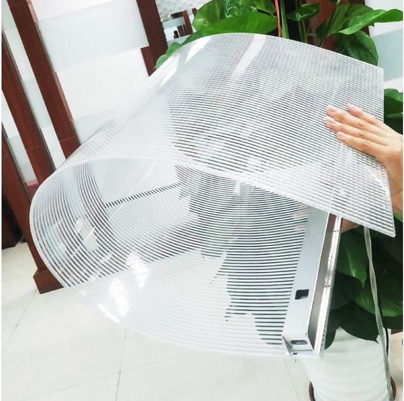 NUEVO Película LED Holográfica 3D Transparente Flexible para Publicidad ...