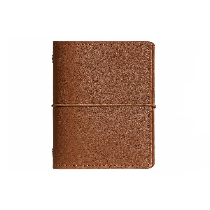 Custom Mini Leather Journal Spiral Bound Notebook Cover with Embossed ...