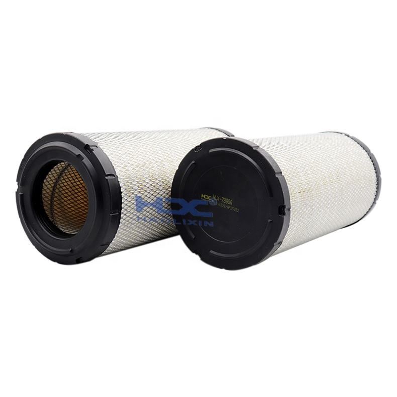 For Excavator Engine air Filter 32/915701 32/915702 AF25557 P828889A ...