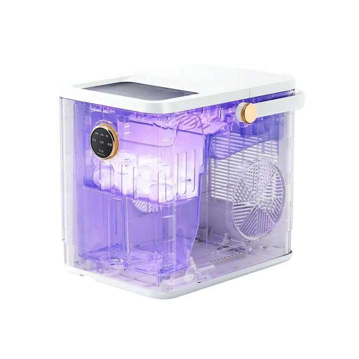 T1003 Q1 Portable Refrigerator Ice Maker 105 W 1.5L Mini White Ice ...