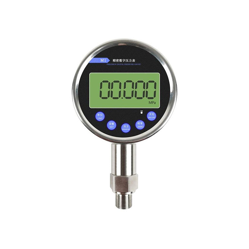 100mm Digital Manometer Dial Accurate Water Oil Air Pressure Gauge 0.1 ...
