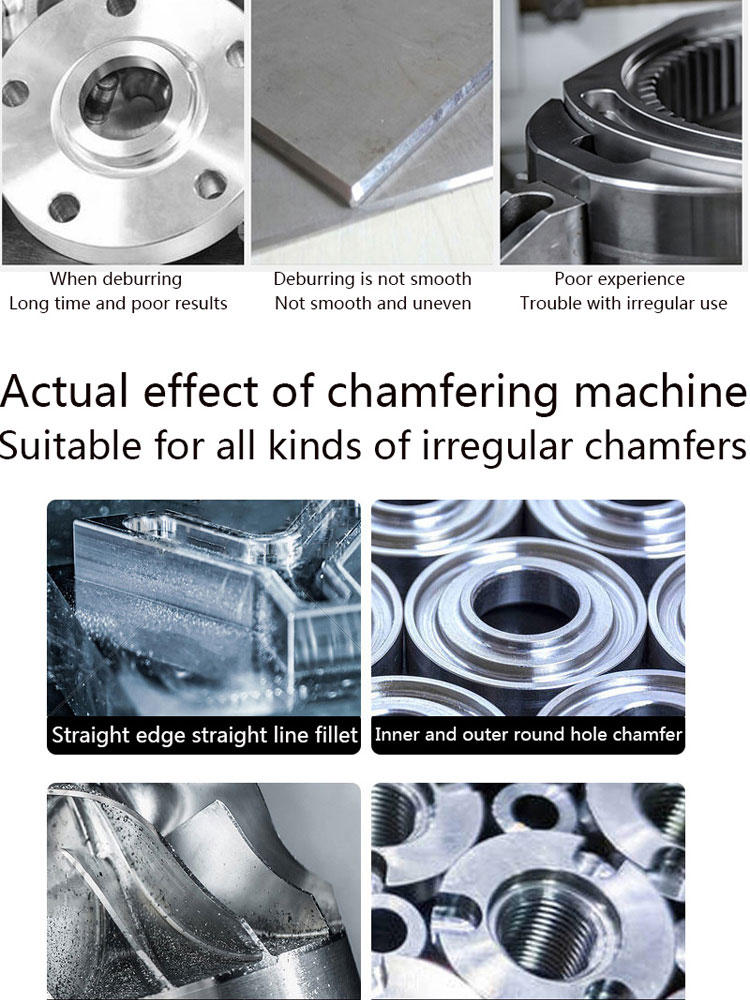 45 Degree Mini Pneumatic Portable Chamfering Machine for Polishing ...