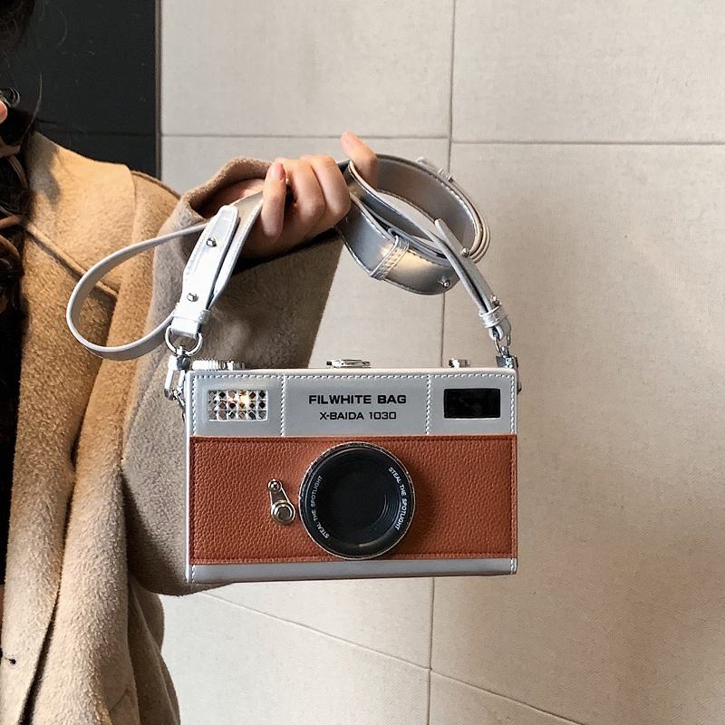 camera shape handbags