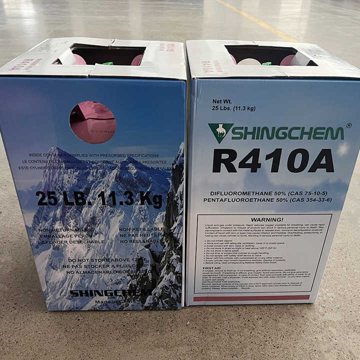 SHINGCHEM 99.99% Purity R410a Refrigerant Gas for Cooling