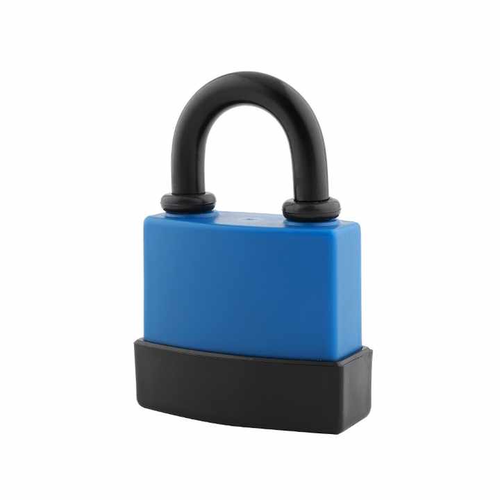 Top Security Short PVC Case Plastic Covered Weather Resistant Padlock ...